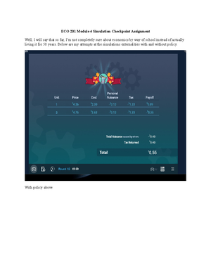 ECO 201 Module 2 Discussion Initial Post - This is my initial post ...