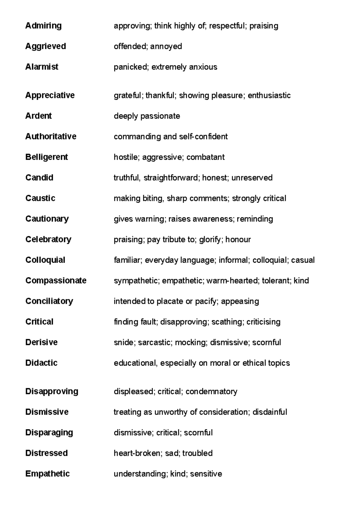 Tone Analysis: Understanding Emotional Nuances in English Texts - Studocu