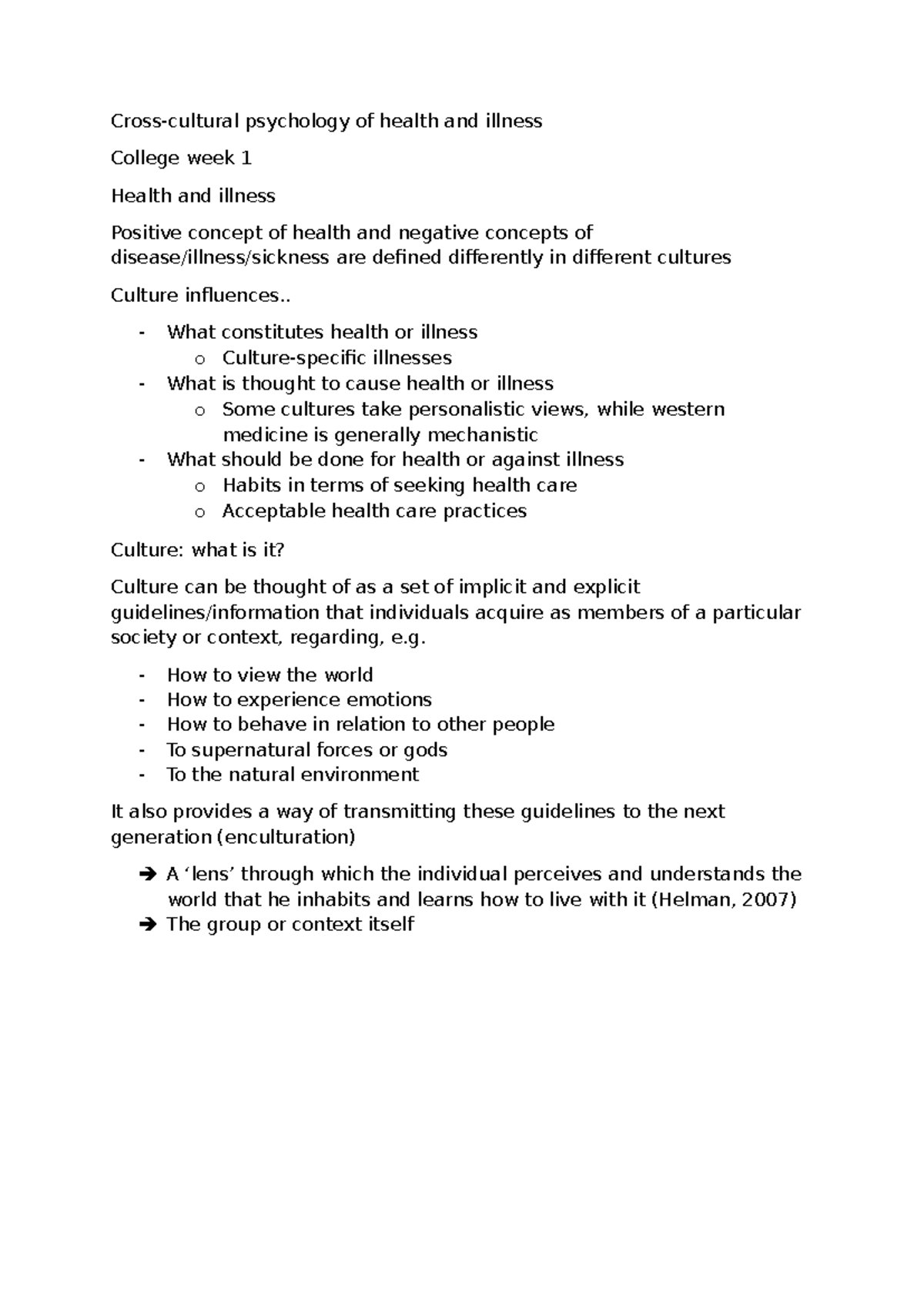 Cross-Cultural Health Psychology: Summary of Key Concepts and Research ...
