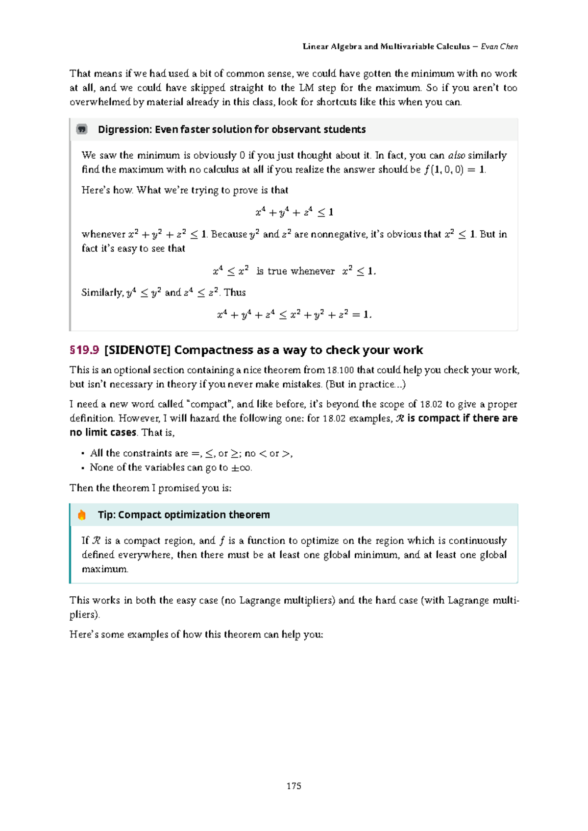 Linear Algebra & Multivariable Calculus Notes (Evan Chen) - Studocu