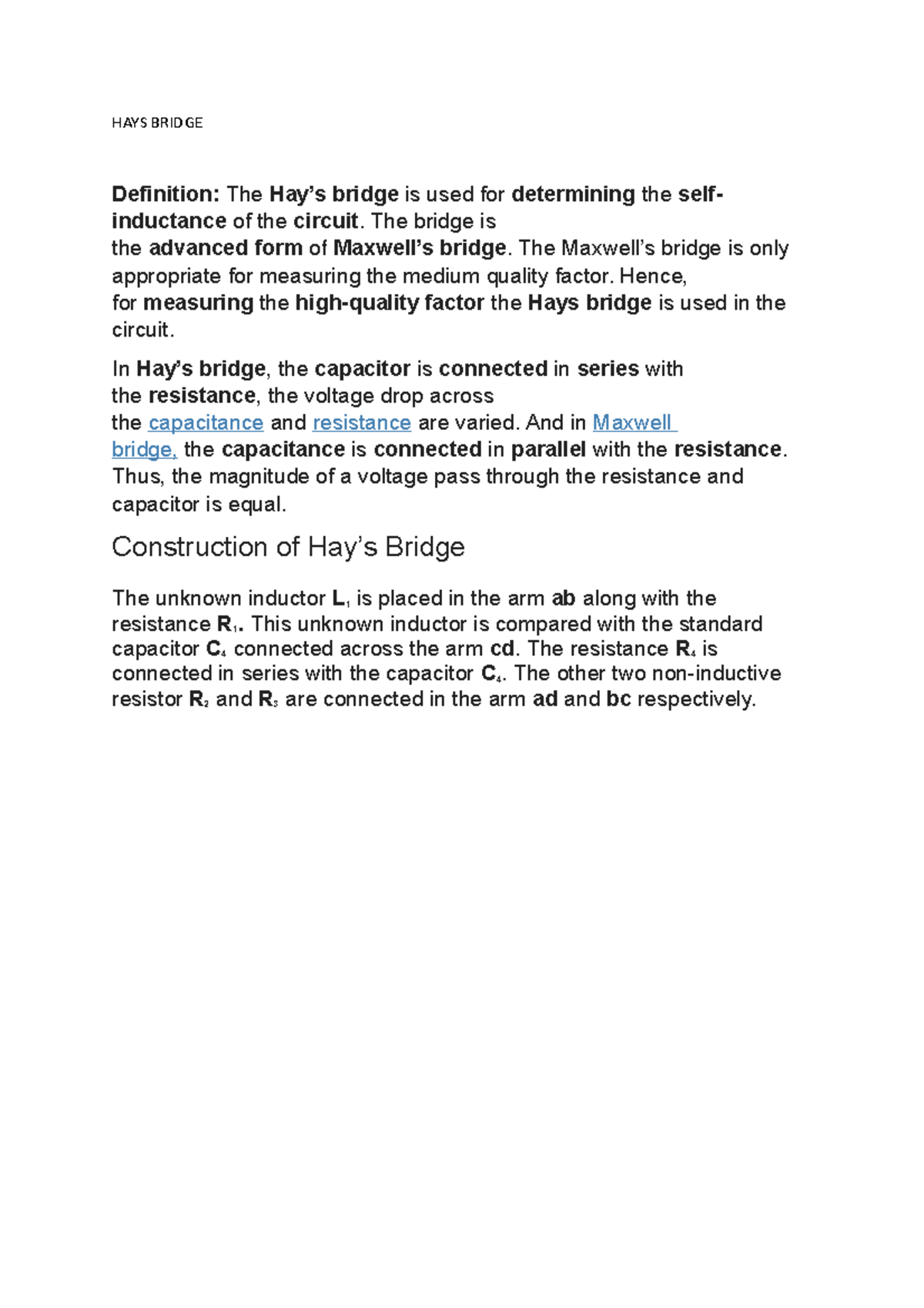 HAYS Bridge - Understanding Unit 3: Theory, Construction & Advantages ...