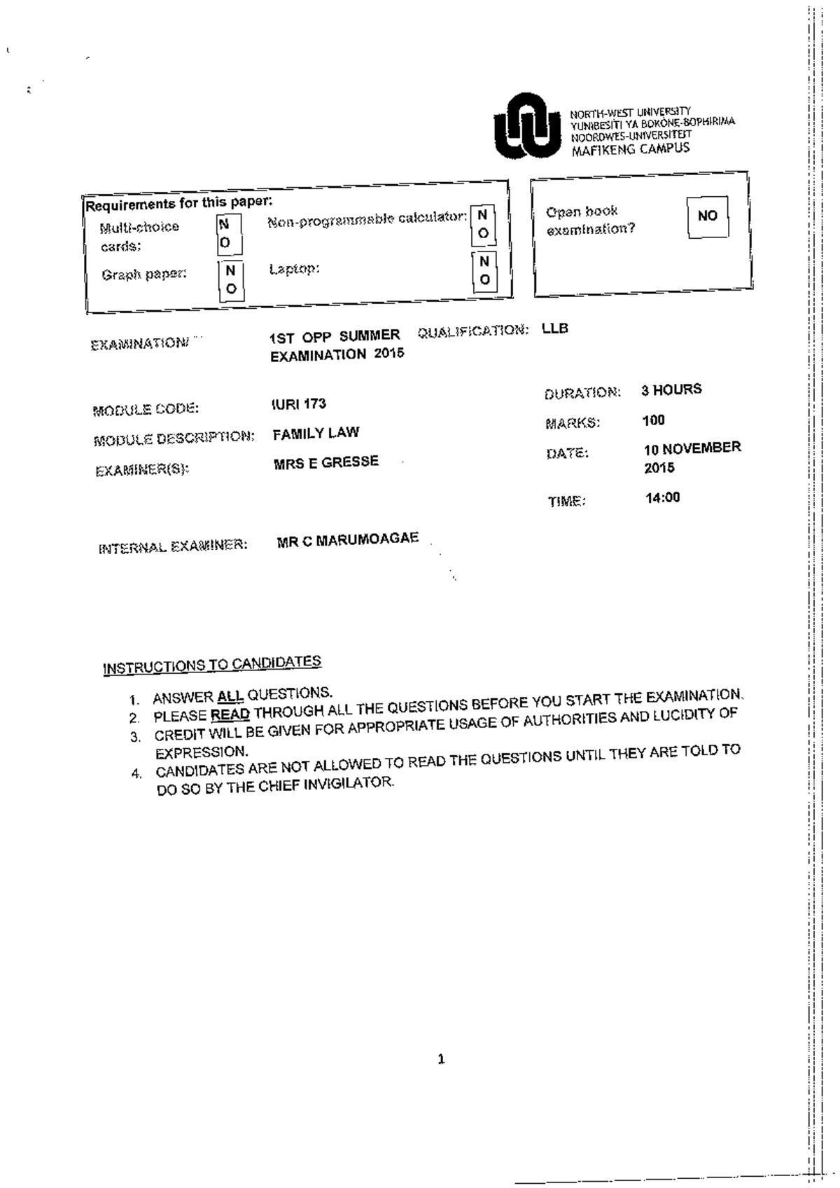 IURI 274 Test 1 Memo Analysis and Grading Insights 2019 - Studocu
