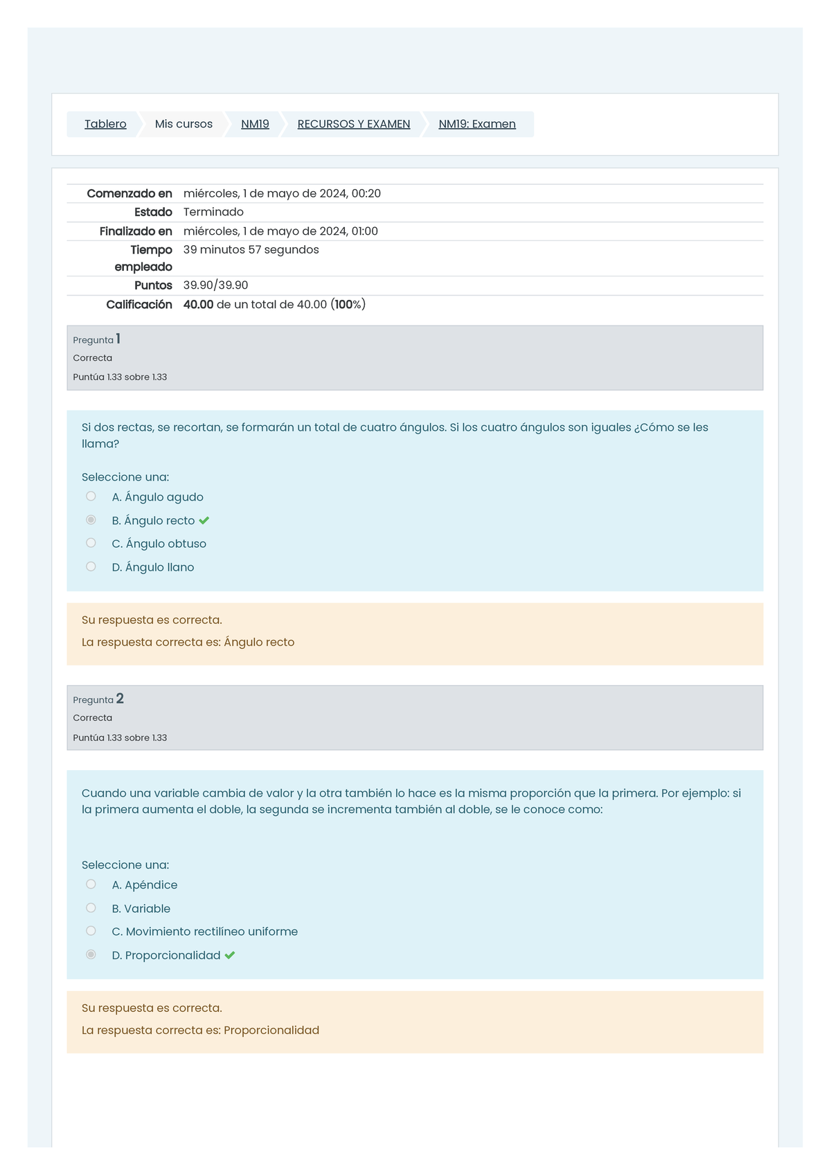 NM19 Examen Final: Respuestas y Evaluación Completa - Studocu