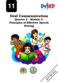 5 Q2 Oral Comm - Oral Communication Module 5 Quarter 2 - Oral ...
