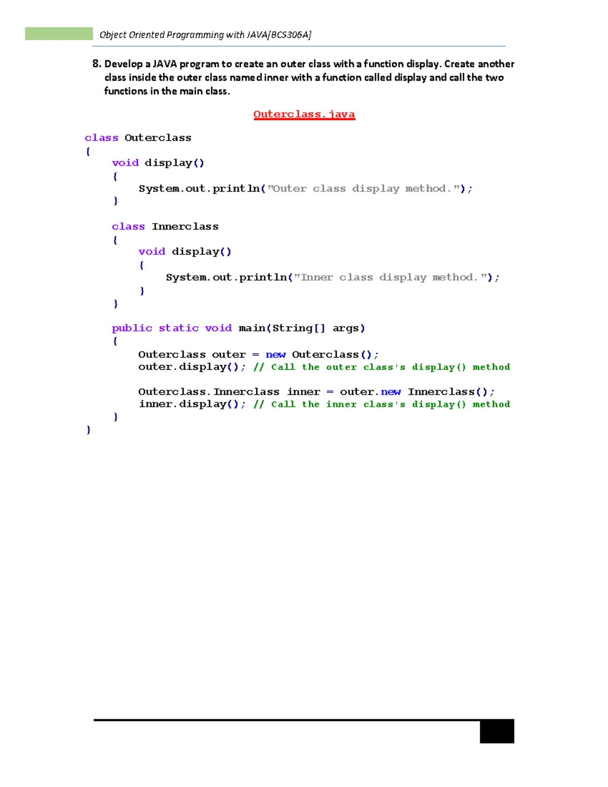 Java Experiment 2 - Ksjdjd - 2. Develop a stack class to hold a maximum of 10 integers with ...