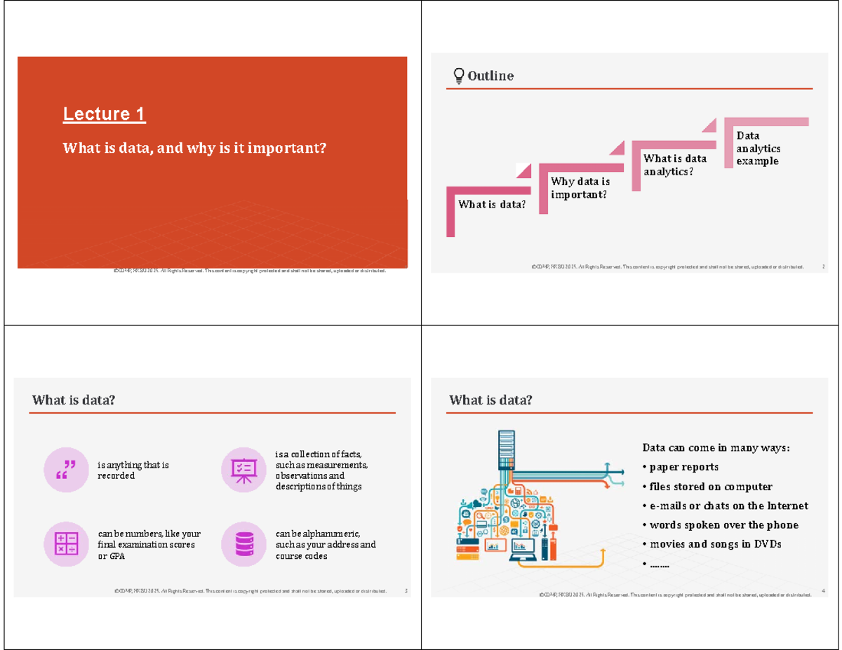 GFQR1027 - Lecture 1: Understanding Data and Its Importance - Studocu
