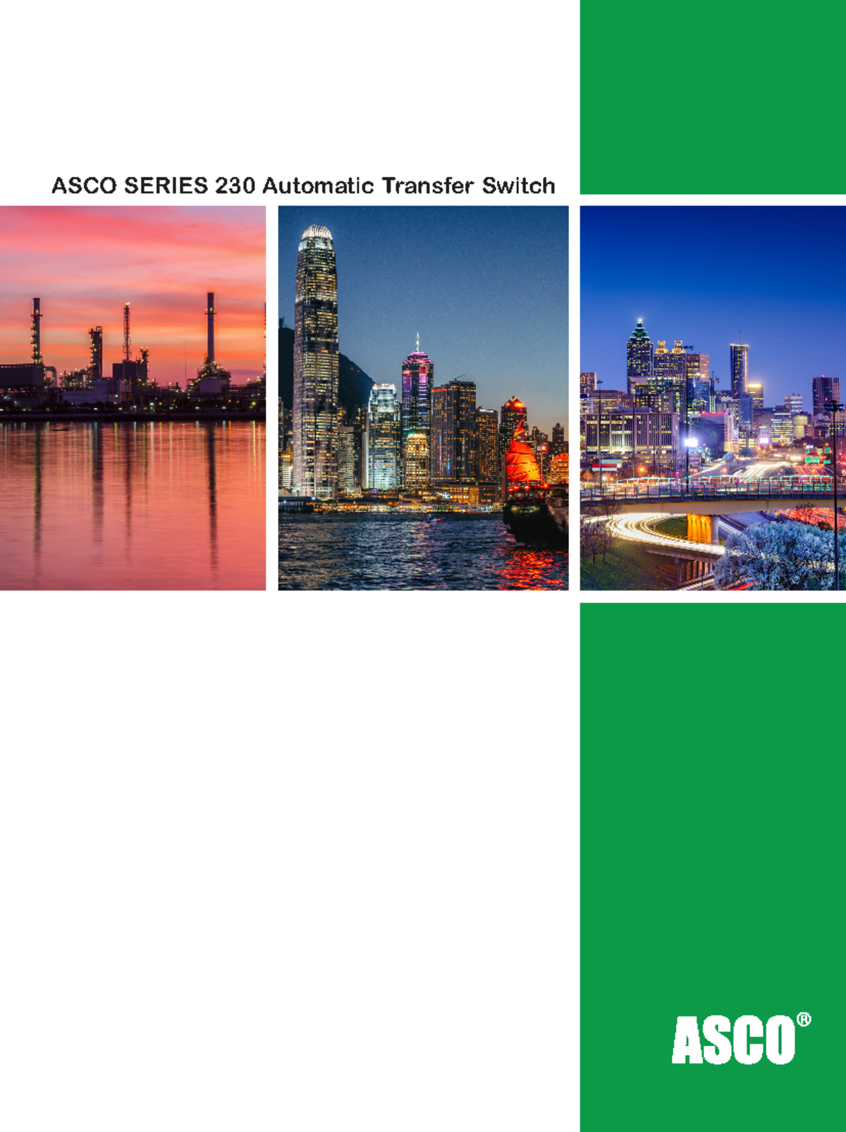 ASCO 230 Series ATS Detailed Technical catalogue - ASCO SERIES 230 ...