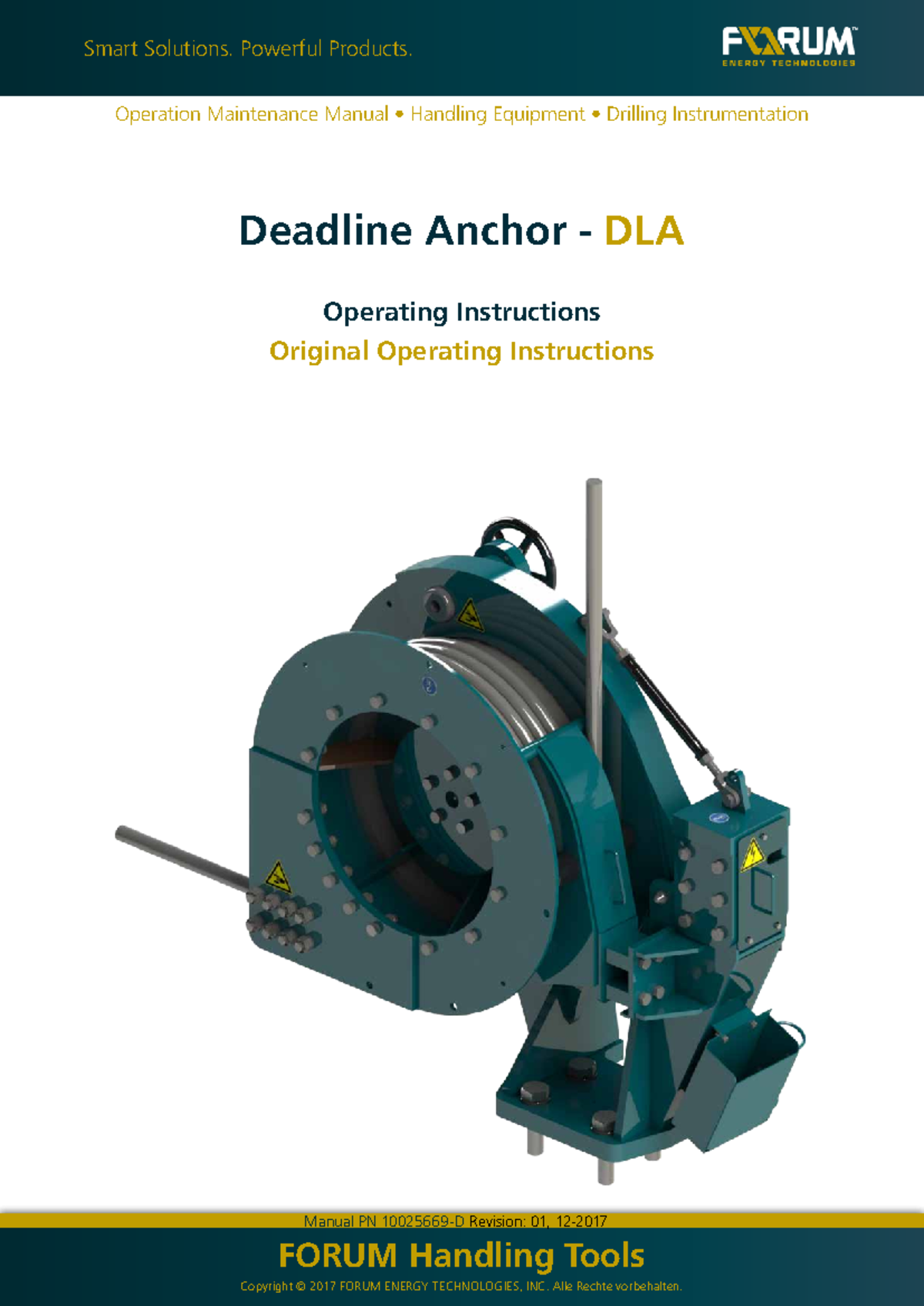 Deadline Anchor Operating Manual - PN 10025669-D - Rev 01 - Studocu