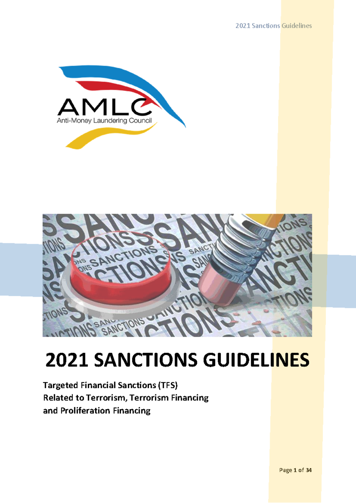 2021 Sanctions Guidelines: Targeted Financial Sanctions Overview - Studocu