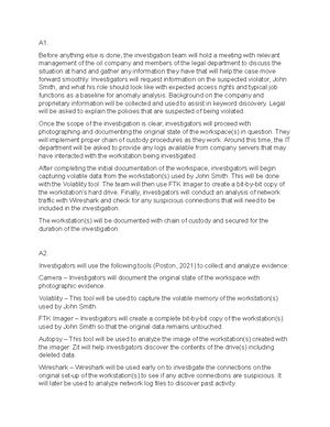 D431 Task 1 - David Wheeler D431 - Digital Forensics in Cybersecurity ...