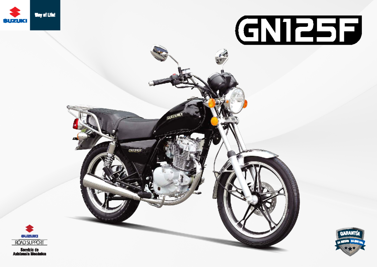 Ficha Técnica GN125F: Especificaciones y Detalles - Studocu