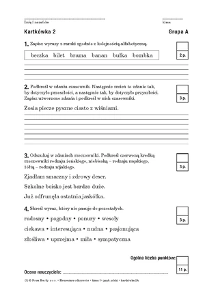 Test ze znajomości lektury pozłacana rybka - Test ze znajomości lektury ...