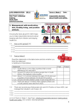 Gr. 8 SBA in Careers - Assignment - LIFE ORIENTATION INSTRUCTION SHEET ...