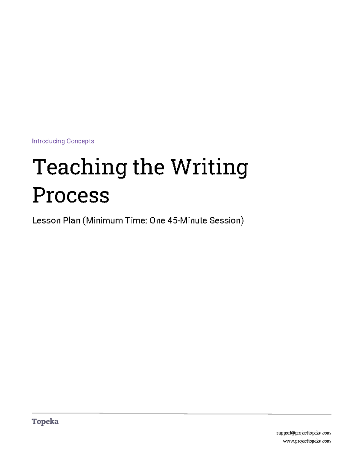 Writing Process Lesson Plan: Stages of Argumentative Writing (ENG 101 ...