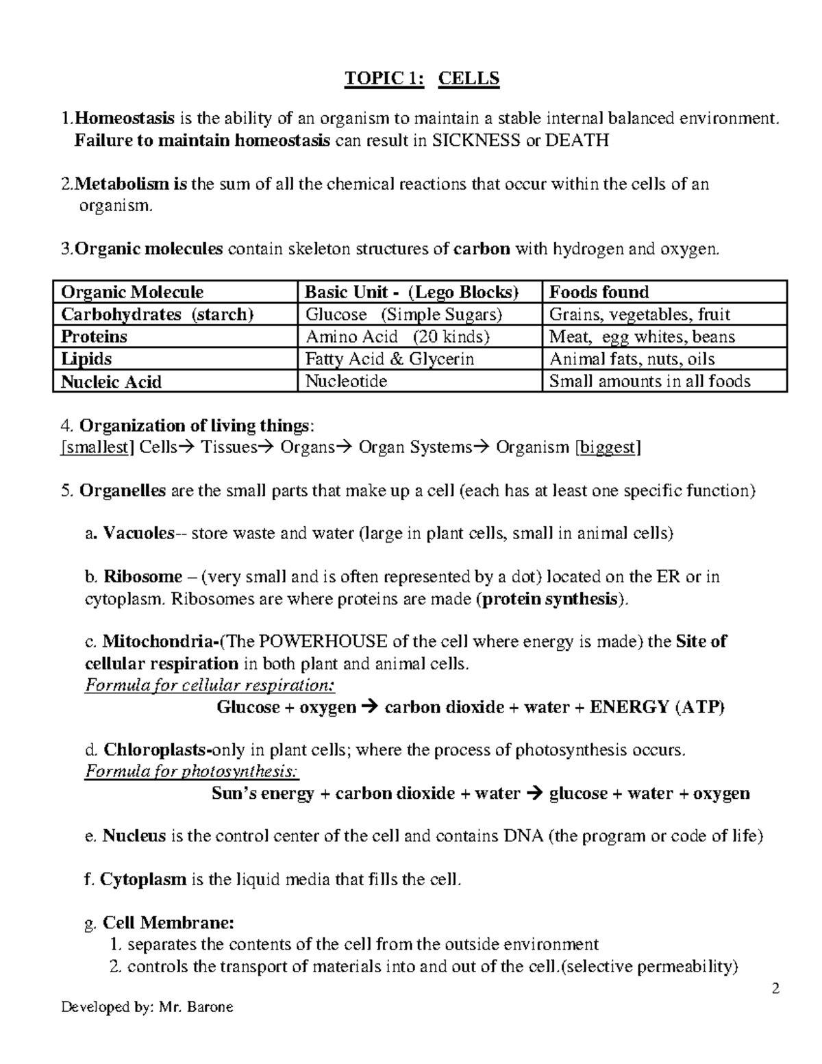 BIO 101: Cells, Ecology, and Human Impact - Midterm Study Guide - Studocu