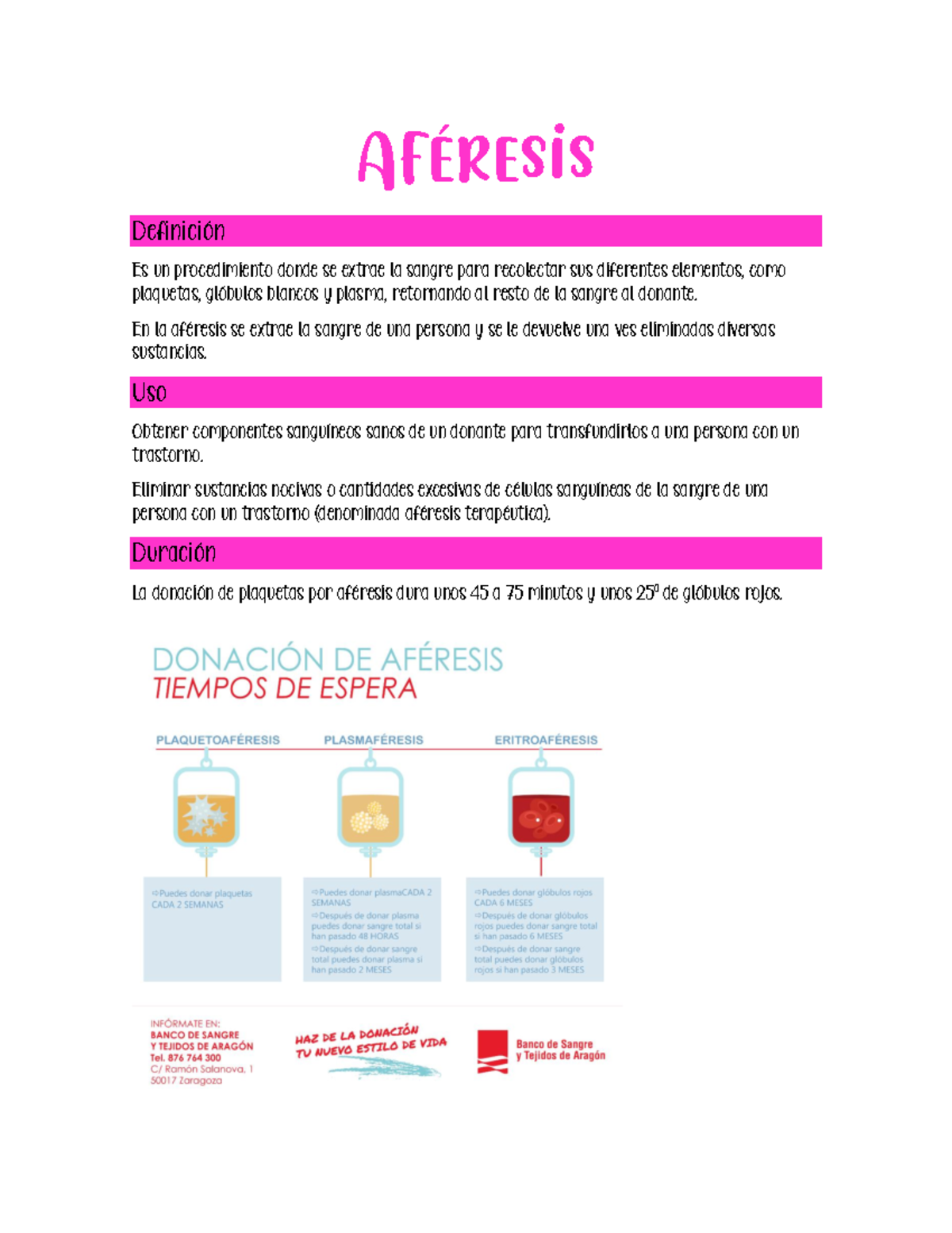 Aféresis - datos de aferesis y pequeño resumen - AfÈresis DefiniciÛn Es ...