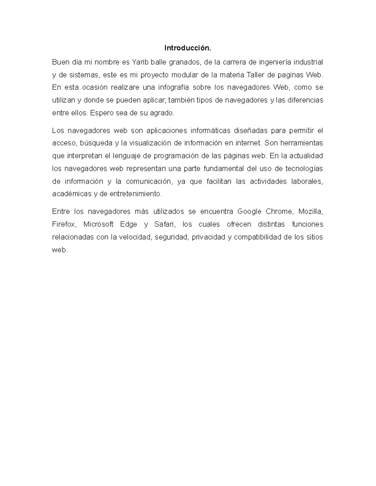 Infografía sobre Navegadores Web - Taller Páginas Web - Studocu