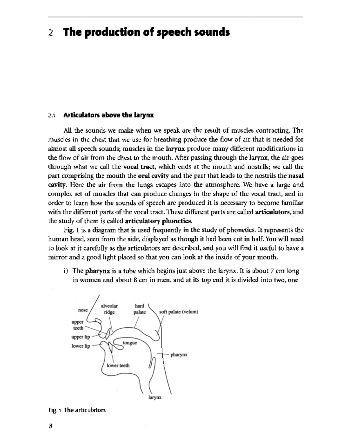Chapter 2 - Understanding the Production of Speech Sounds - Studocu