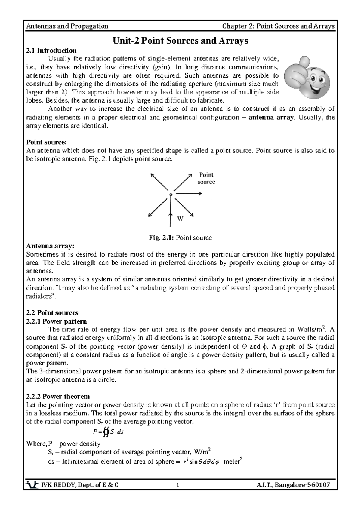 Unit 4 point sources and arrays - Unit-2 Point Sources and Arrays 2 ...
