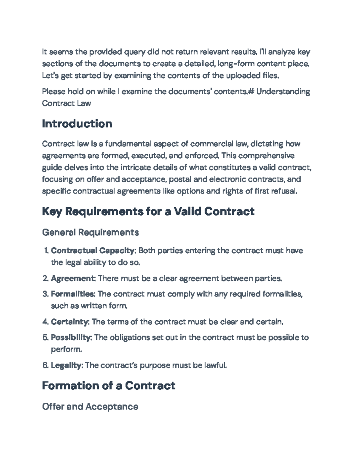 Understanding Contract Law: Key Concepts, Types, and Theories - It ...