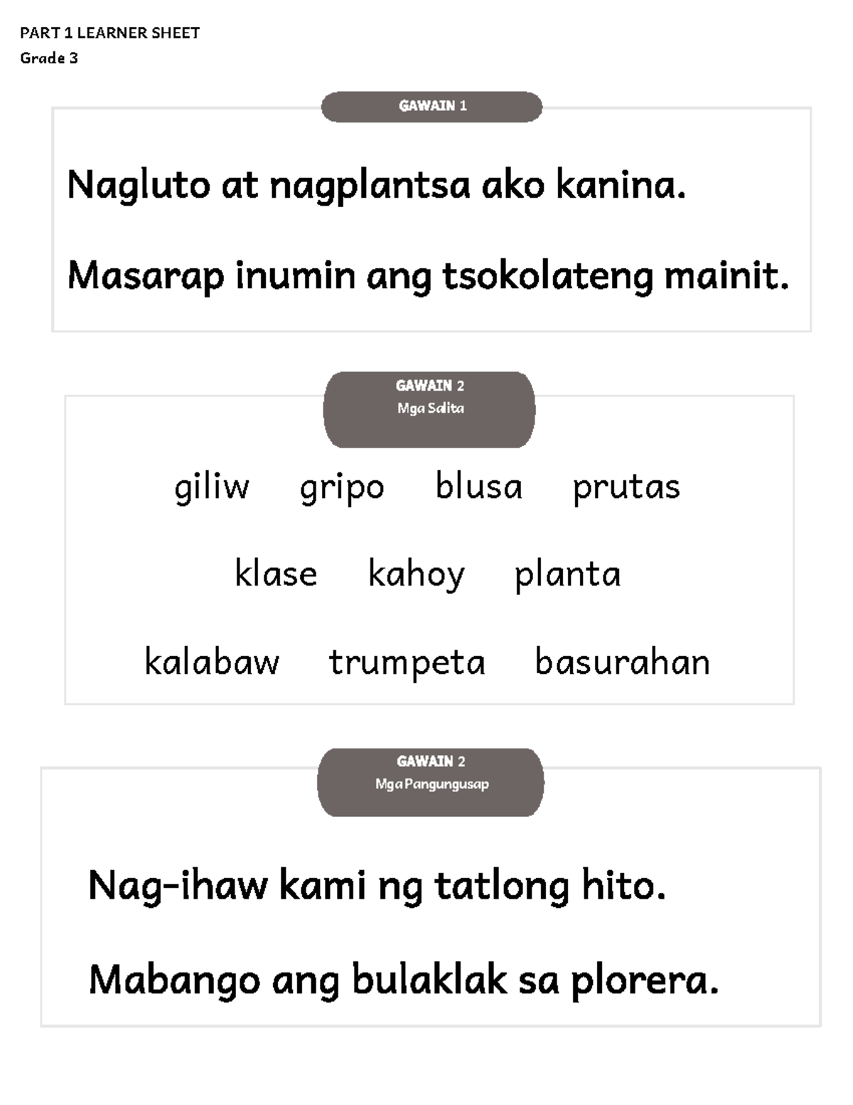 Grade 3 Reading Fluency & Comprehension Assessment Sheet - Studocu