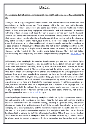 Unit 8 Assignment 2 - Unit 8: Promoting public health - Assignment 2 ...