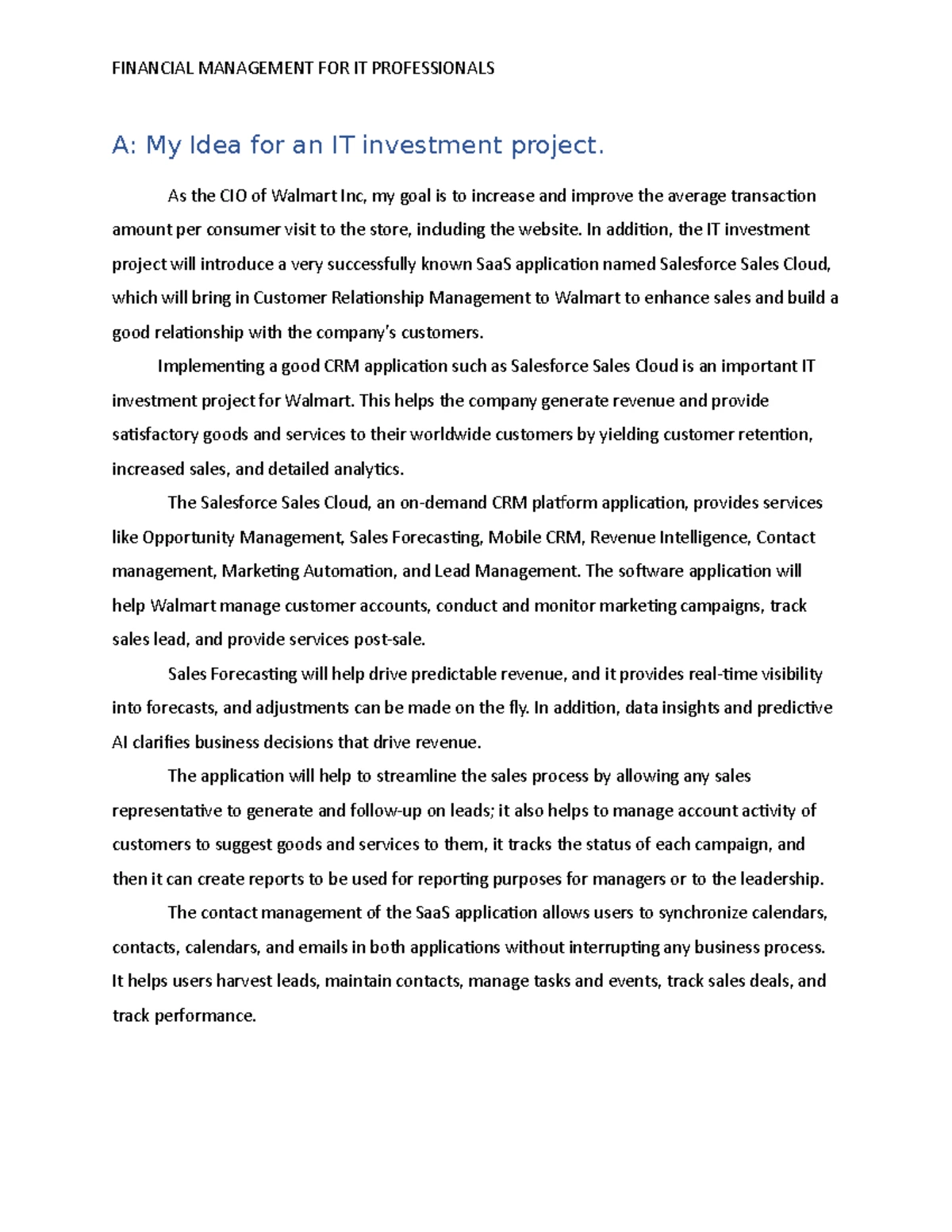 C928 Task 1 - Current and Fixed Assets Ratio Analysis for IT Management ...
