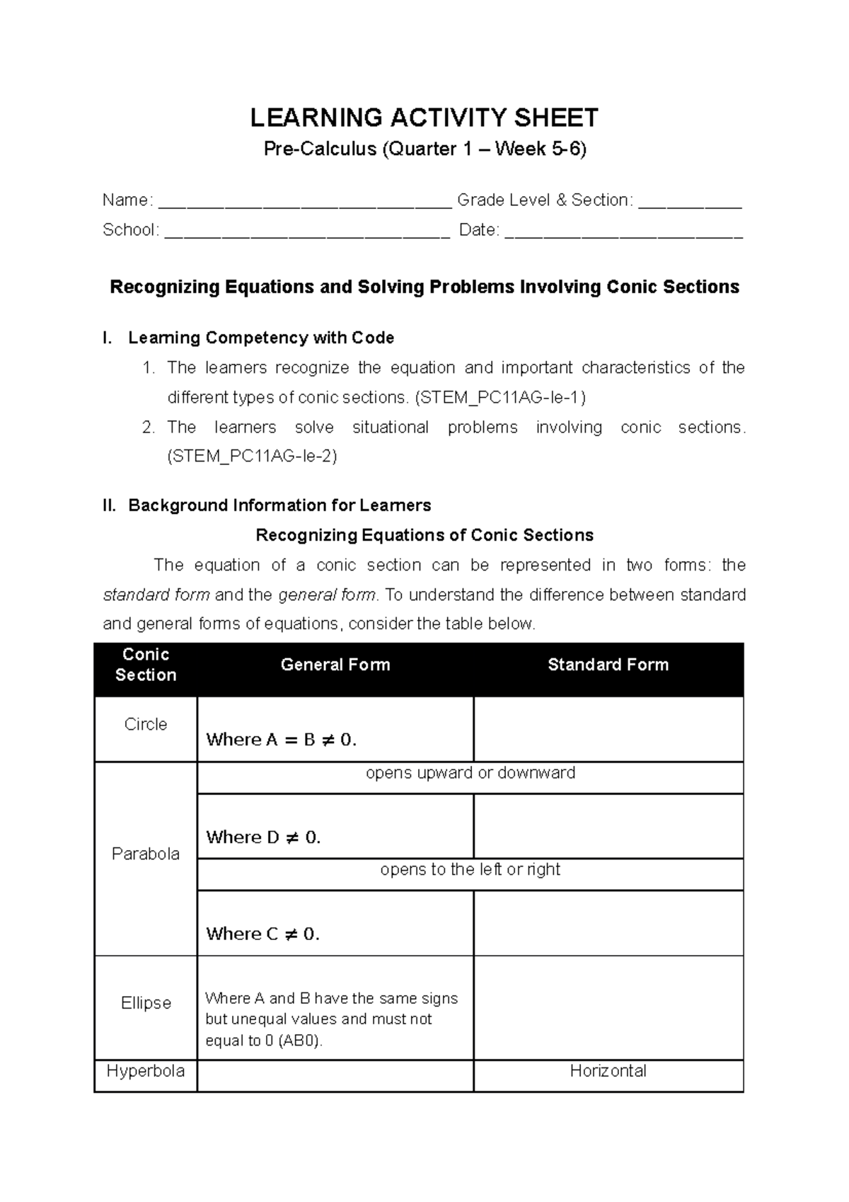 G11-Q1-10-11- Baclaan, LUIS Christopher - LEARNING ACTIVITY SHEET Pre ...