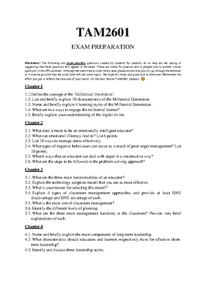 TAM2601 Exam paper Oct2020 - UNIVERSITY EXAMINATIONS October/November ...