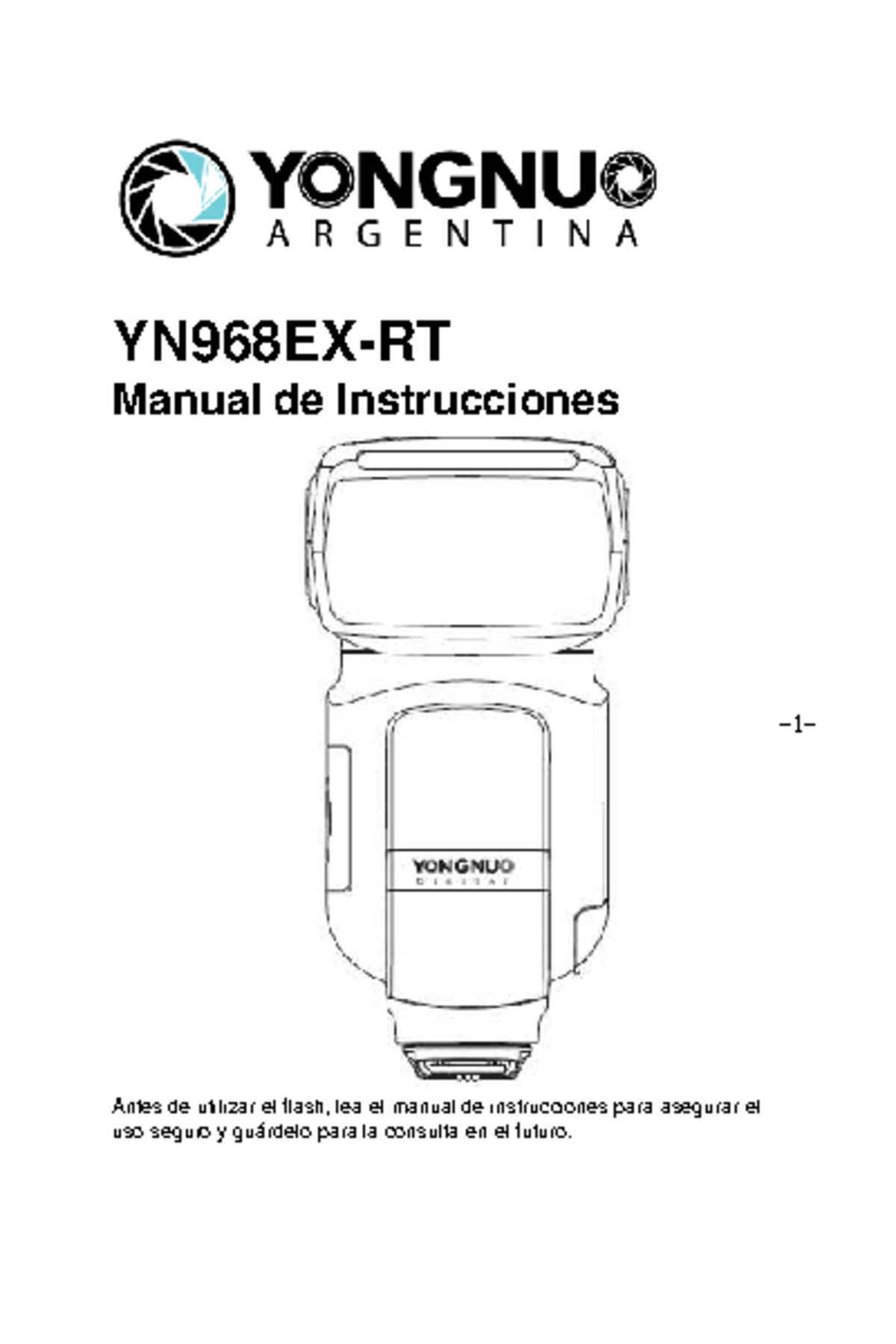 Manual de Instrucciones para el Uso del Flash Inalámbrico - Studocu