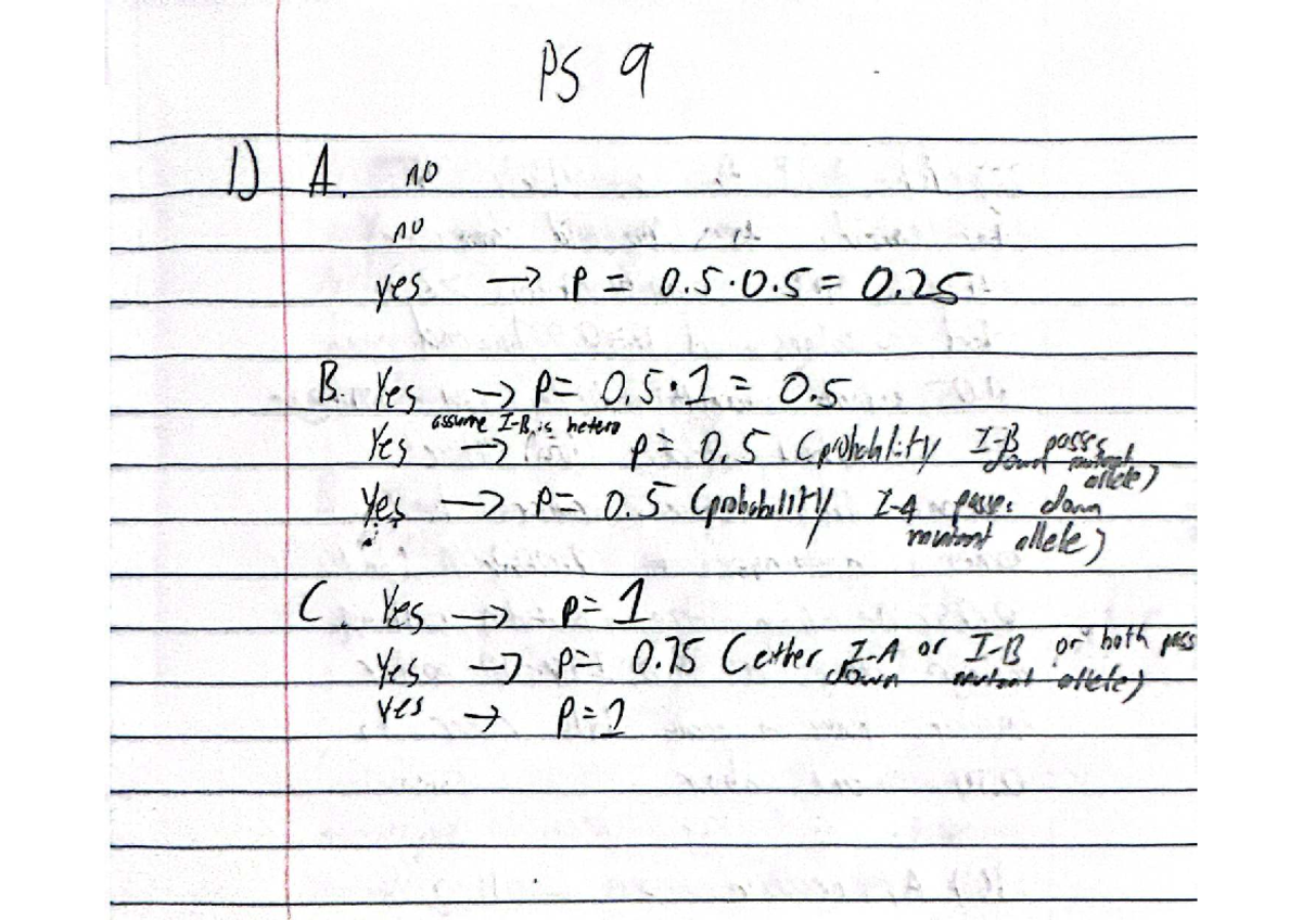 PS 9 - Problem Set on Genetic Mutations and CRISPR Techniques - Studocu