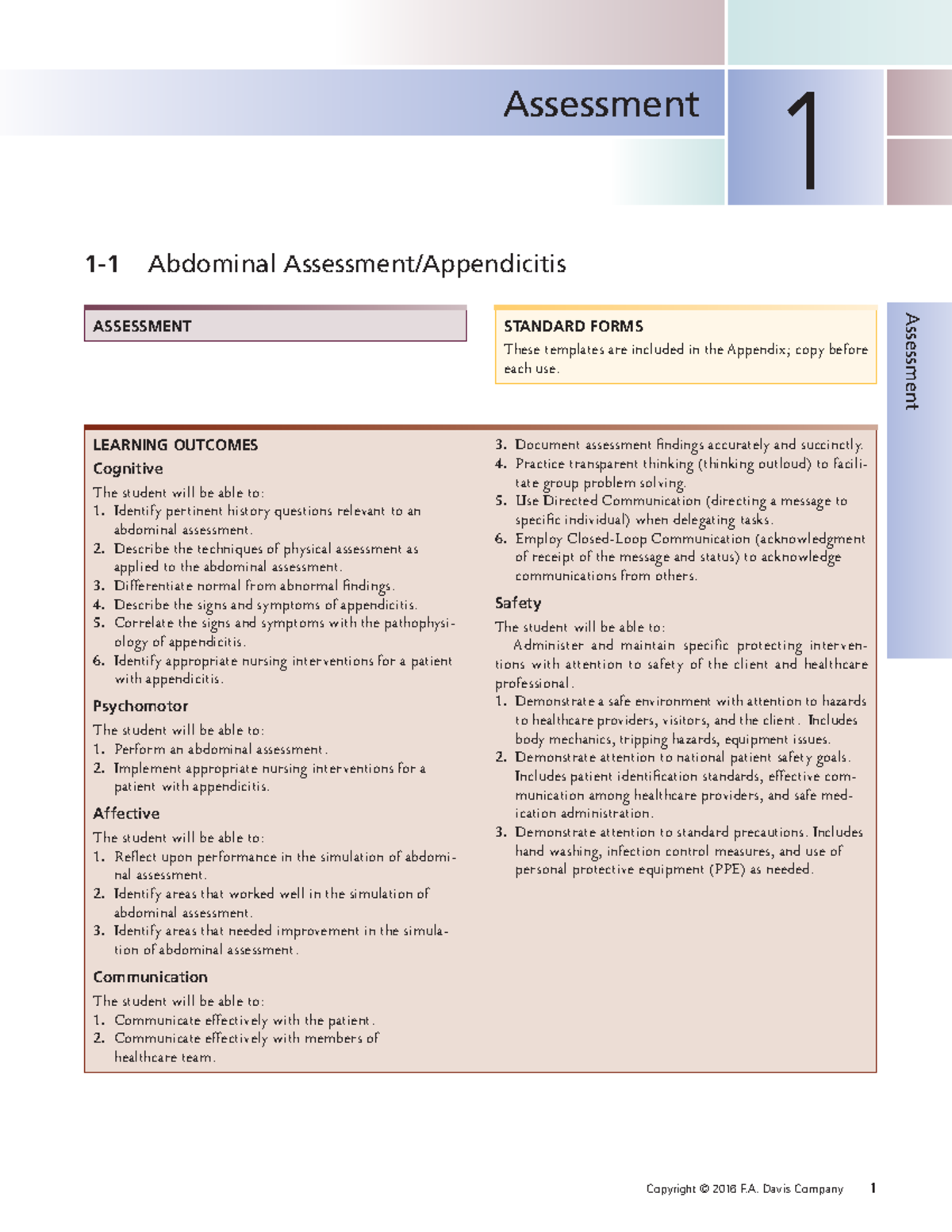 NURS 305 - Clinical Simulation: Abdominal Assessment & Appendicitis ...