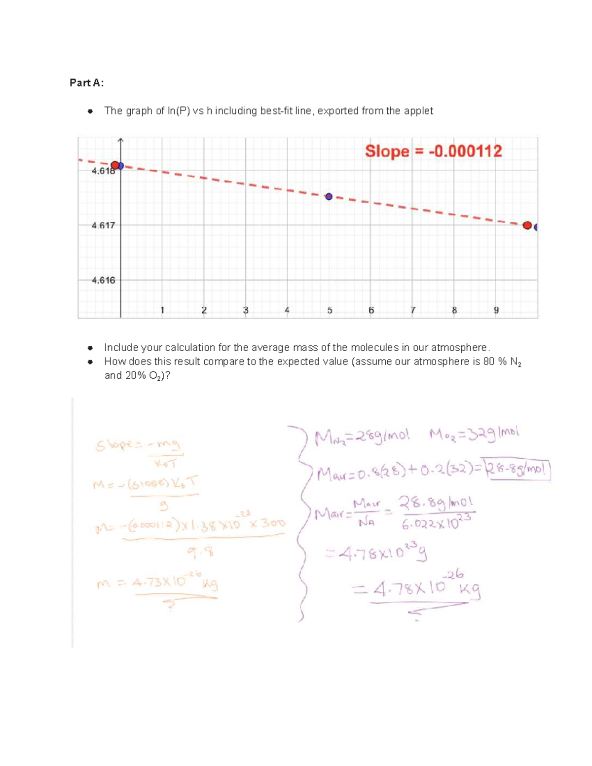 Physics Lab 3 F25: Surface Tension & Atmospheric Mass Calculations ...