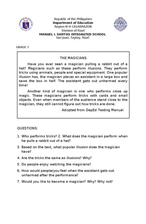 Mathematics Quarter 3 module 3 - i Mathematics Quarter 3 – Module 3 ...