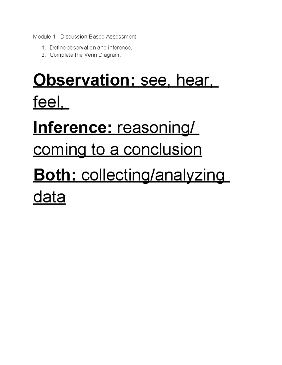 Courtney Mangrum-1.8 discussion - Module 1 Discussion-Based Assessment ...