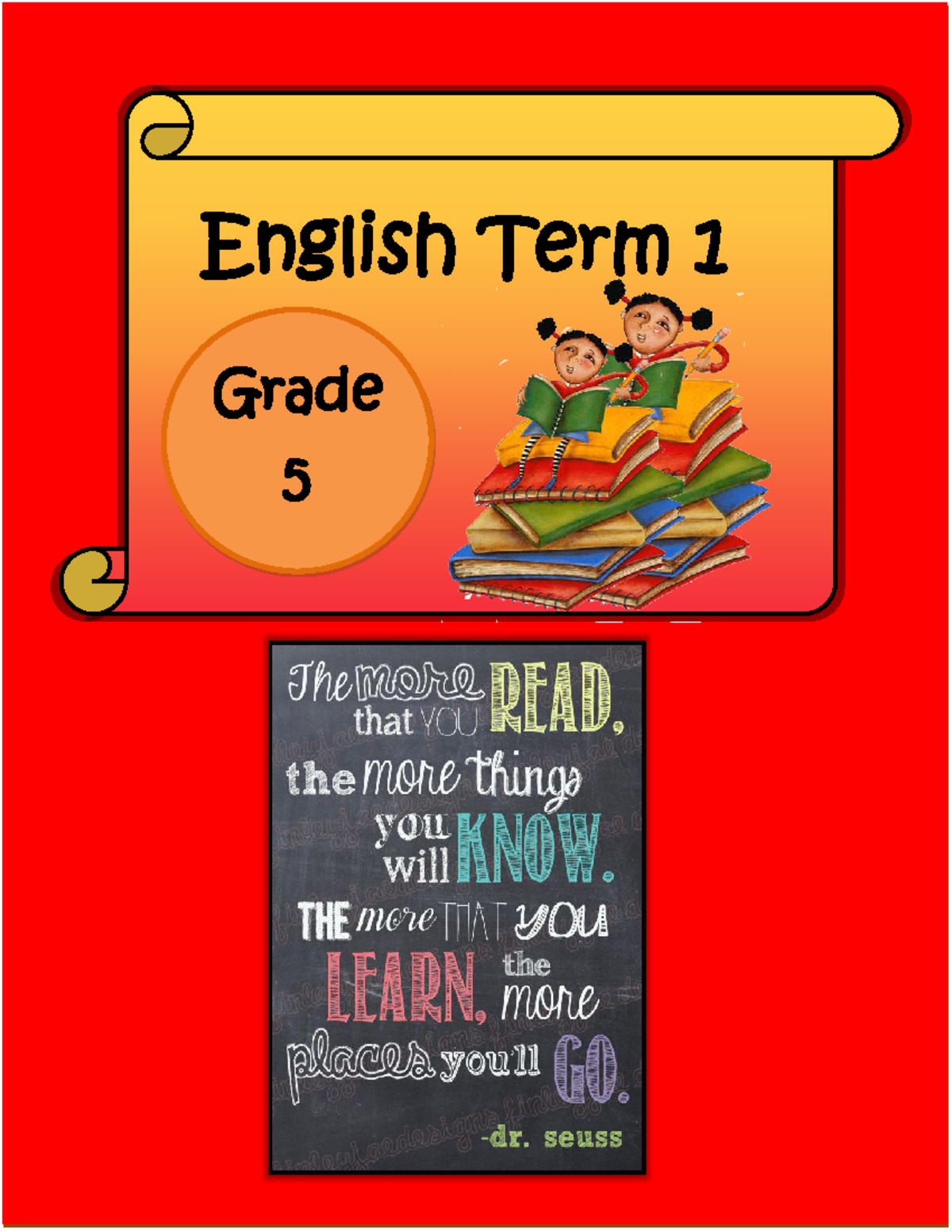 Grade 5 English T1 2020 Comprehensive Study Guide - Studocu