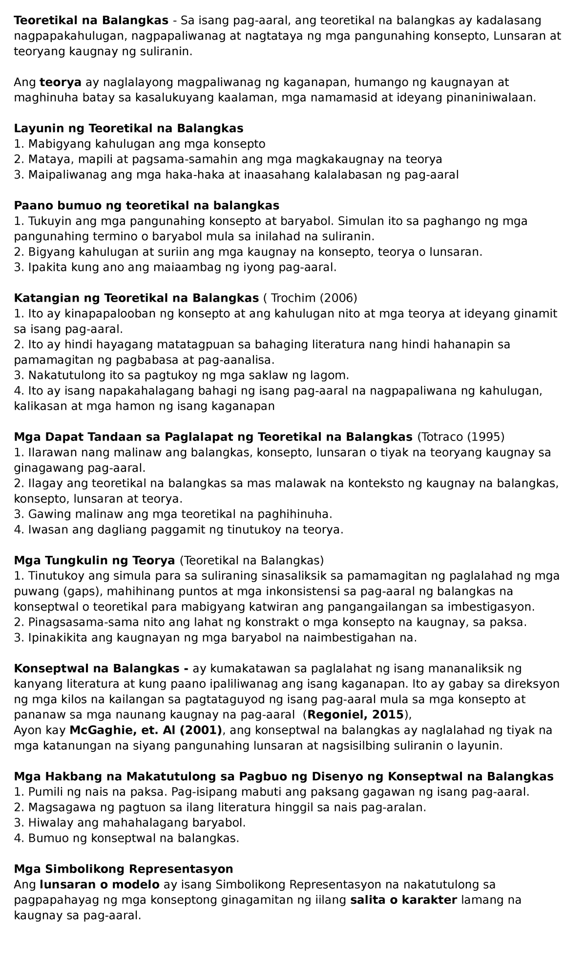 Teoretikal na Balangkas at Mga Hakbang sa Pagsusuri ng Pananaliksik ...