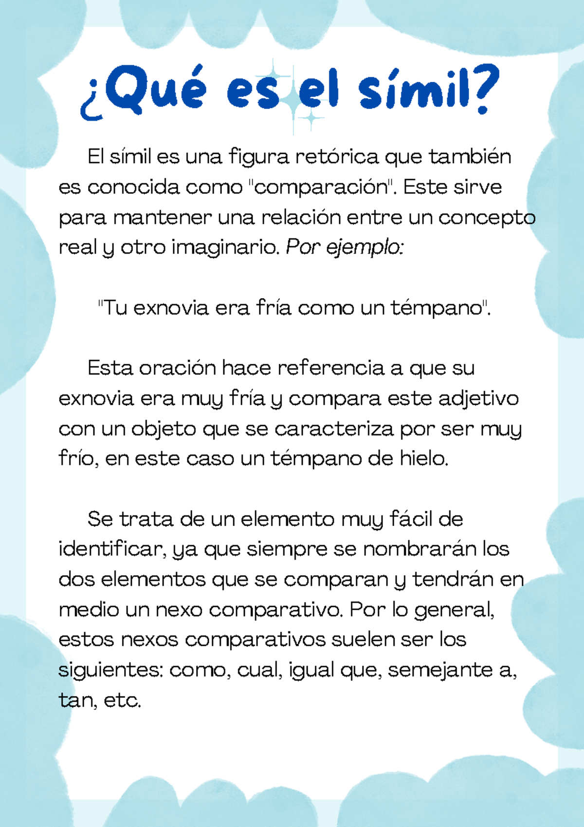 Qué es el símil - El símil es una figura retórica que también es ...