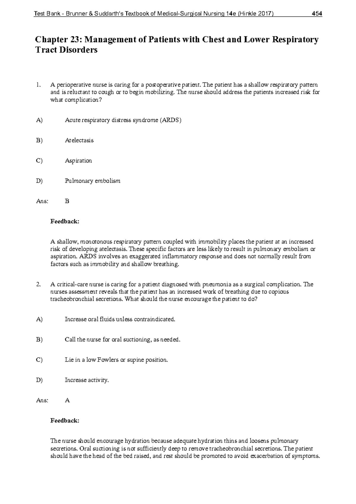 REx PN Exam Preview Study Guide - Practice Questions & Answers - Studocu