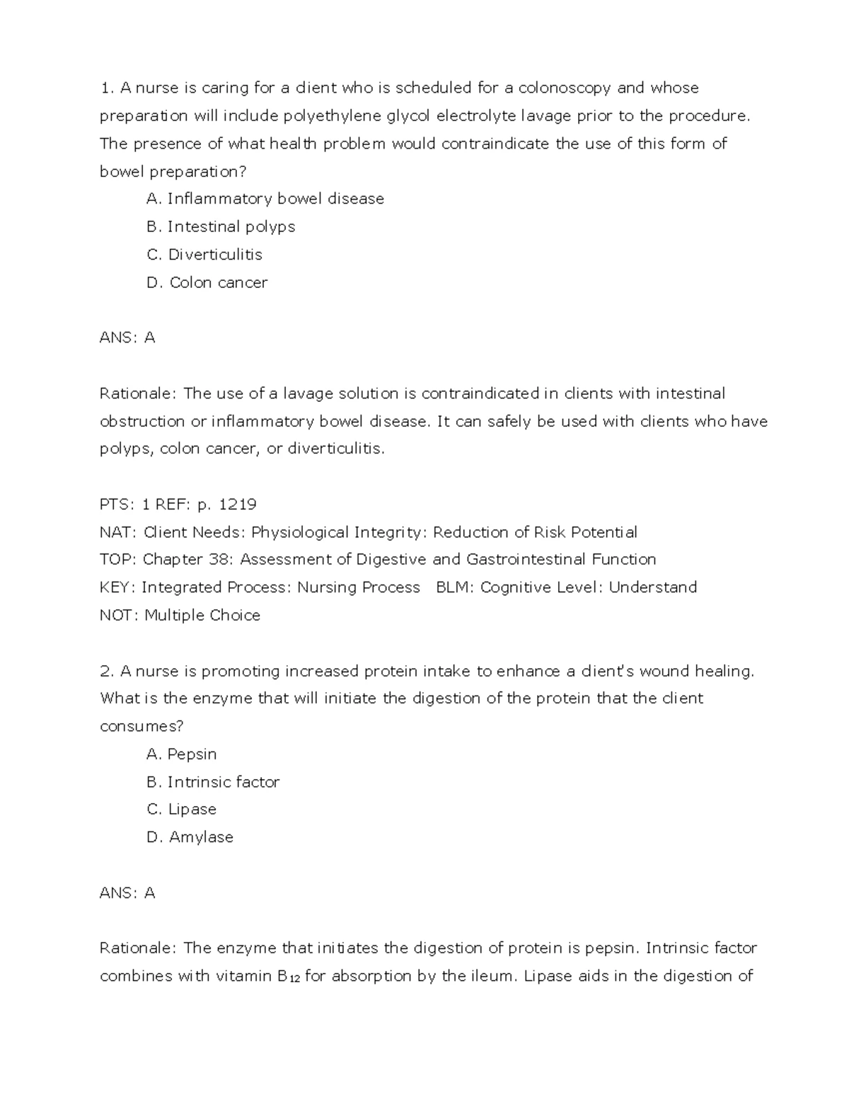NCP on Hypogastric Pain: Assessment & Management Strategies - Studocu