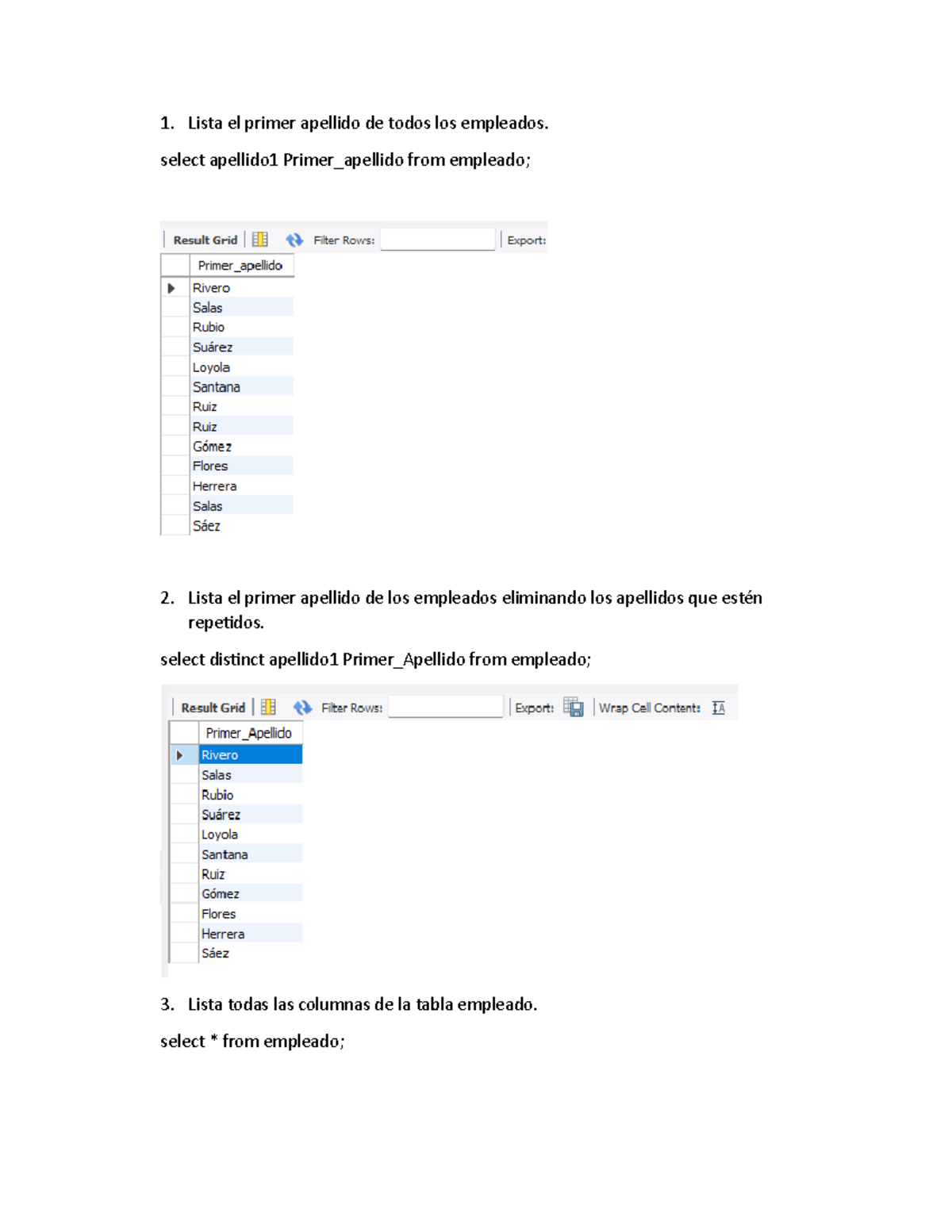 Ejercicios de Consultas SQL en Bases de Datos (Ejemplo) - Studocu
