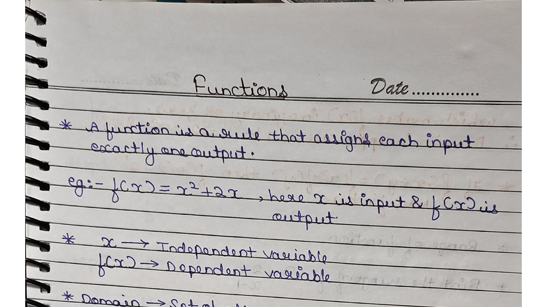 Functions and Their Domains: A Study Guide for Math 101 - Studocu