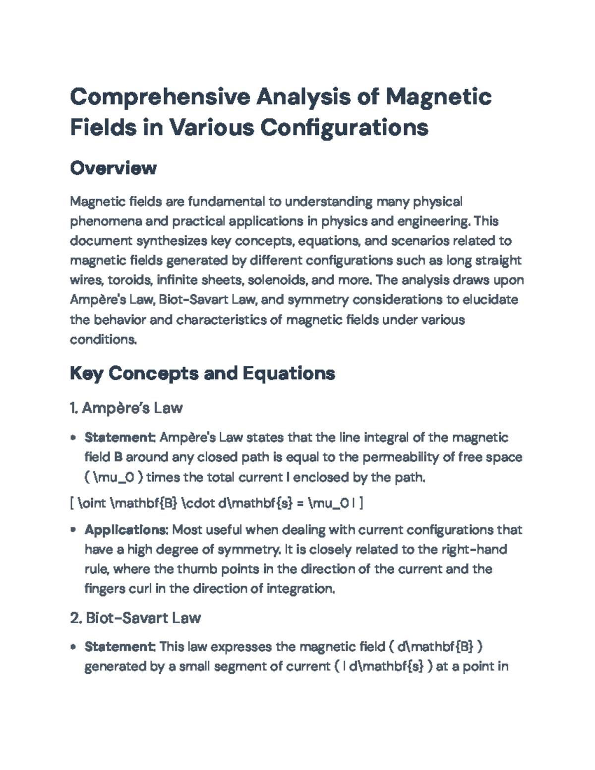 Magnetic Fields Overview: Core Concepts & Applications in Physics ...