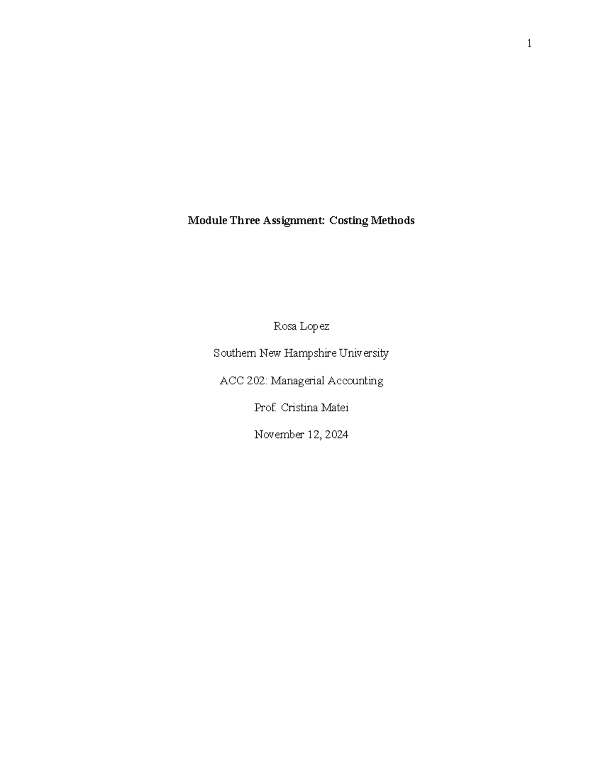 ACC 202 Module 3 Assignment: Analyzing Costing Methods for Lululemon ...