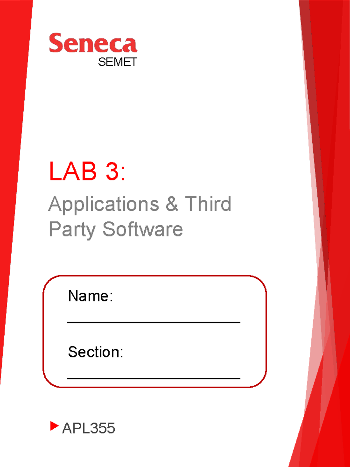 APL355 Lab 3: Applications & Third Party Software Guide - Studocu