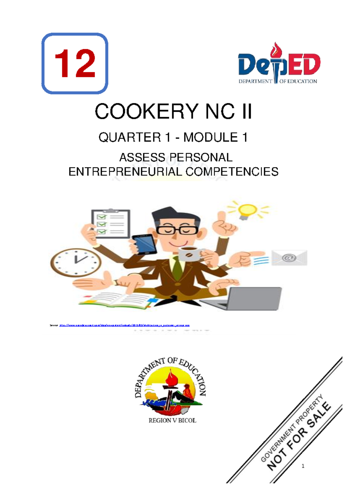 Assessing Personal Entrepreneurial Competencies - Cookery G12 Q1 Module ...