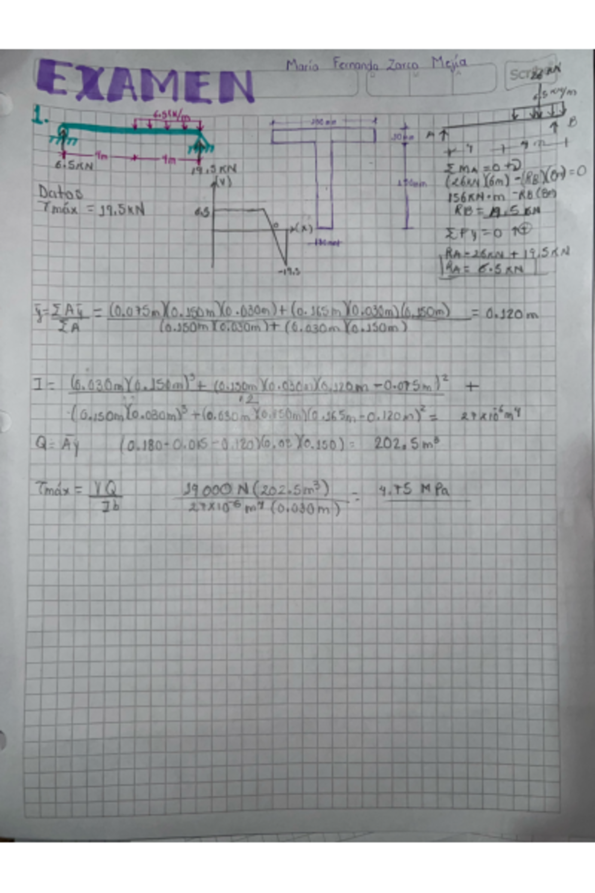Examen Final Estructuras - Guía de estudio - Studocu