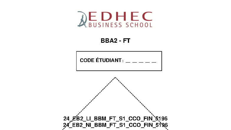 BBA2 FT CCO_FIN_5196 - Corporate Finance Final Exam Notes 2023 - Studocu