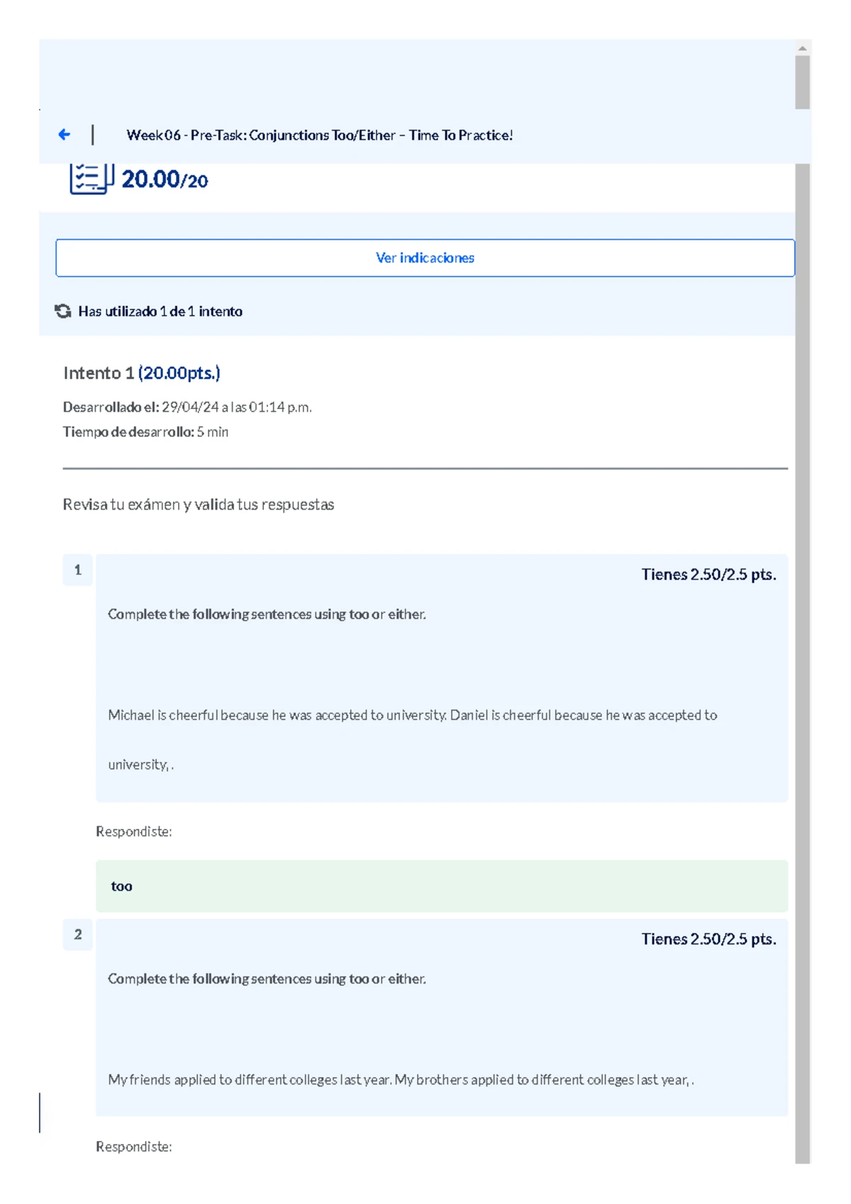 Week 09: Pre-Task Vocabulary Unit 2 - Practice Activities 1 - Studocu