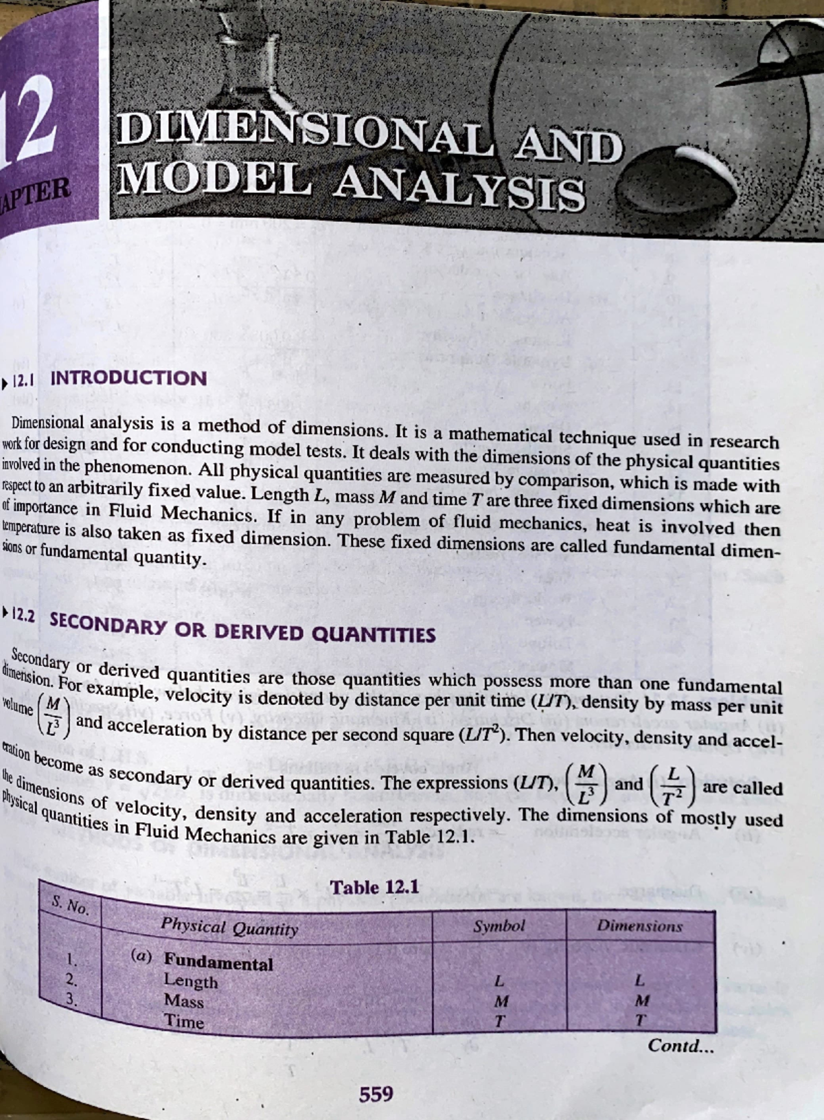 Chapter 12: Dimensional & Model Analysis - Fluid Mechanics & Machines ...